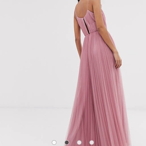 ASOS | Dresses | Asos Pleated Tulle Maxi Dress | Poshmark